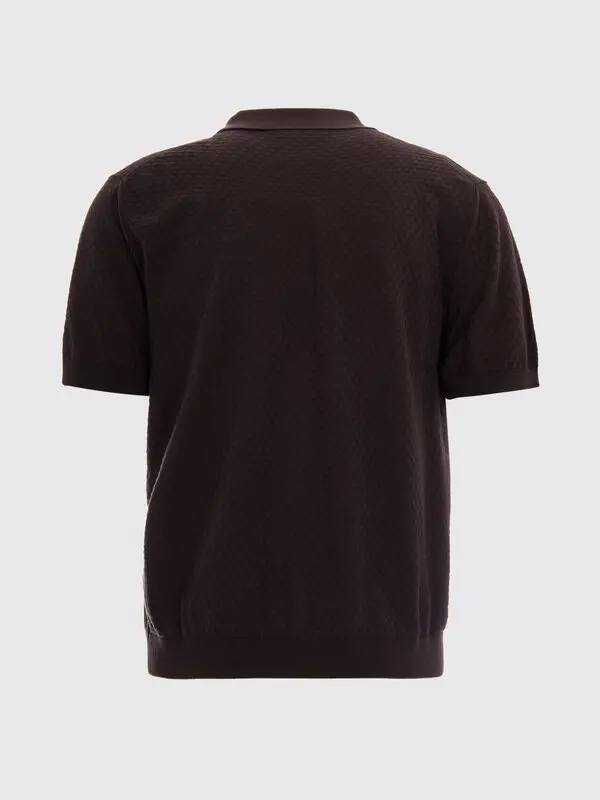 PAOLO PECORA Polo Shirt - Brown