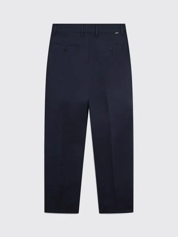Aspesi Tailored Cotton Trousers - Navy