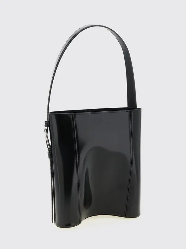 Coperni Patent Leather Bucket Bag - Black