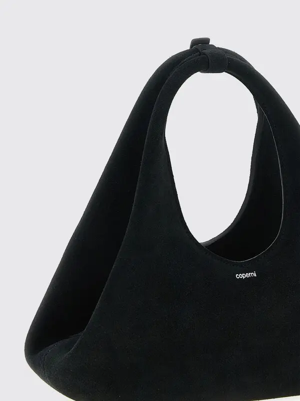 Coperni Suede Shoulder Bag - Black