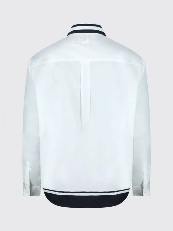 Jacquemus Cotton Shirt With Graphic Print - Blue 1