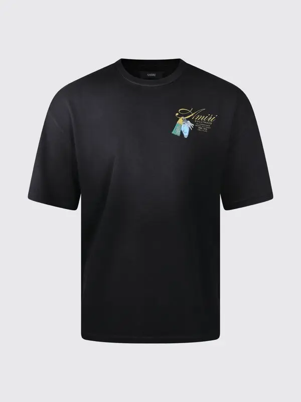 Amiri Cotton Crew Neck T-shirt With Logo