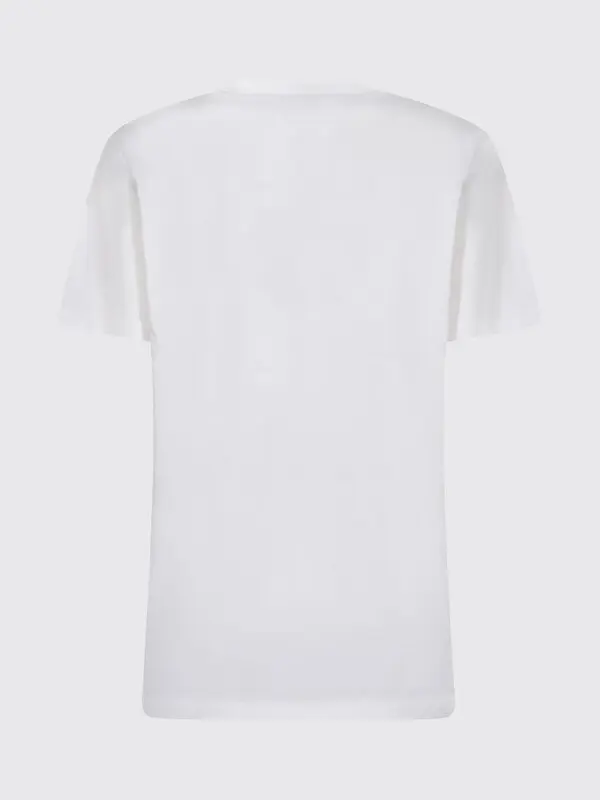 Blumarine Embellished T-shirt - Natural