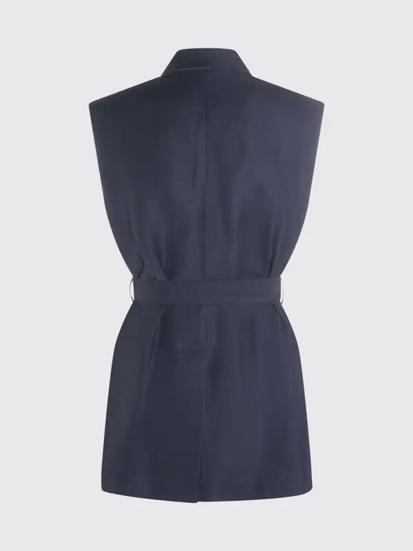 Brunello Cucinelli Belted Waistcoat - Blue