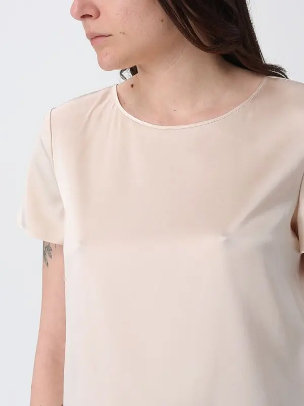 Emporio Armani Short Sleeve Top - Blush Pink
