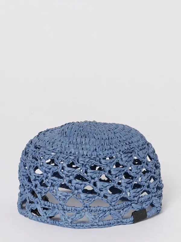 Emporio Armani Crocheted Turban Hat