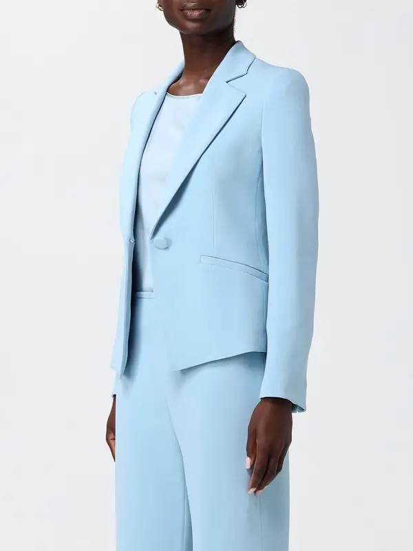 Emporio Armani Single Breasted Jacket - Gnawed Blue