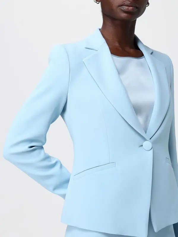 Emporio Armani Single Breasted Jacket - Gnawed Blue