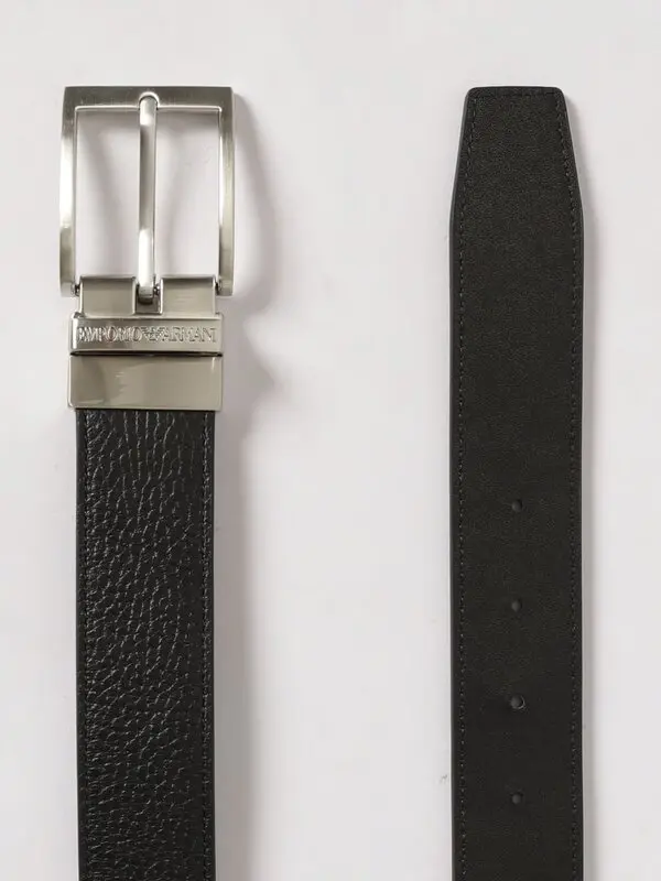 Emporio Armani Leather Belt And Cardholder Set