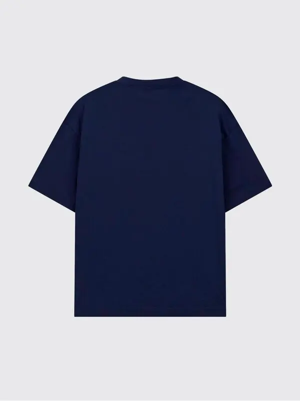 Giorgio Armani Cotton Crew Neck T-shirt With Logo