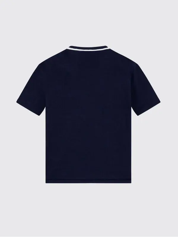 Giorgio Armani Crew Neck Sweater In Linen And Silk