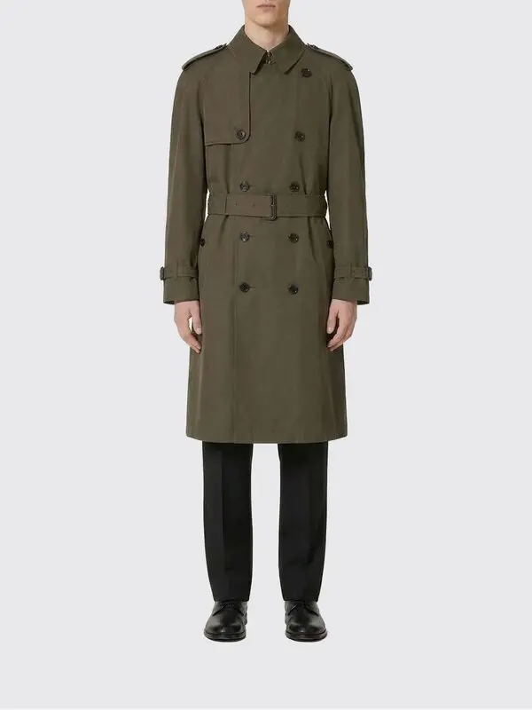 Burberry Cotton Double Breasted Trench Coat
