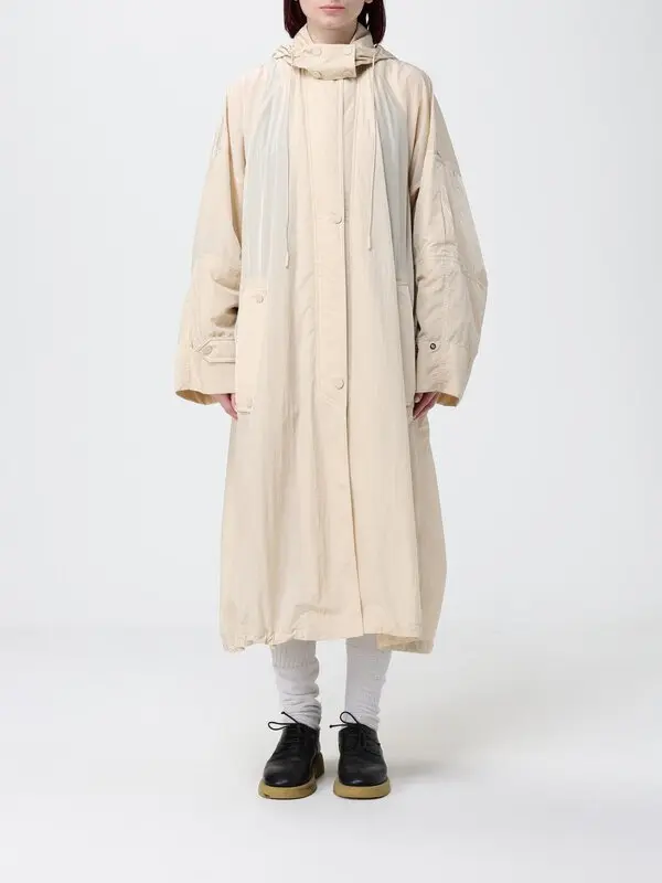 Sportmax Gatto Technical Fabric Raincoat - Beige