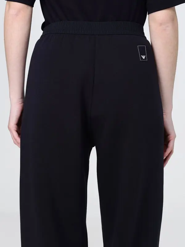 Emporio Armani Wide Leg Trousers - Blue