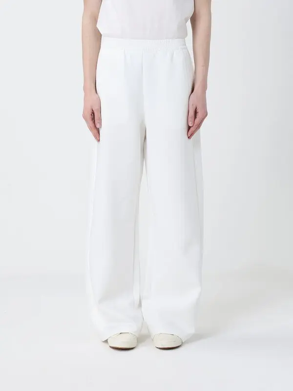 Emporio Armani Wide Leg Trousers - White