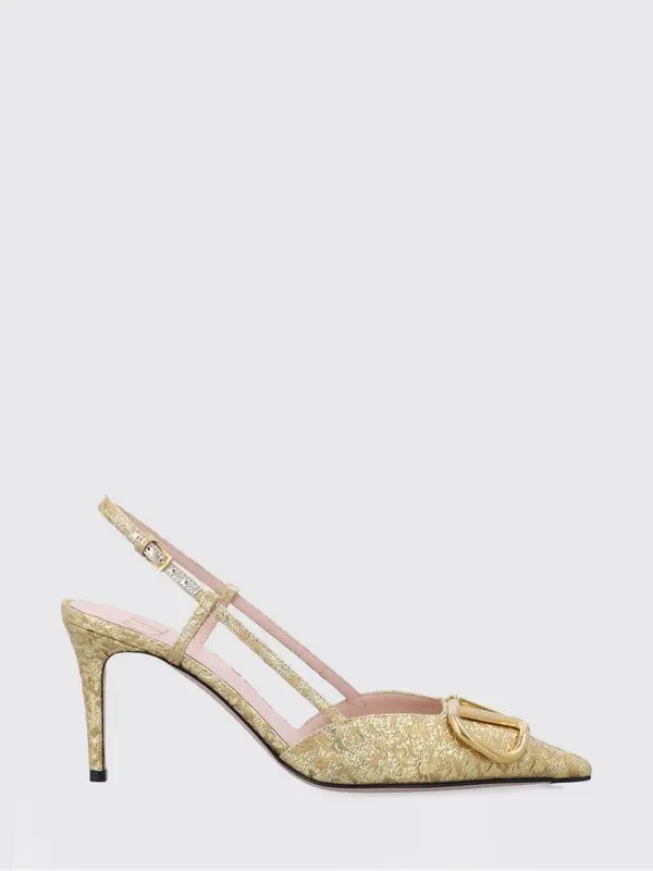 Valentino Garavani Slingback Heels - Gold