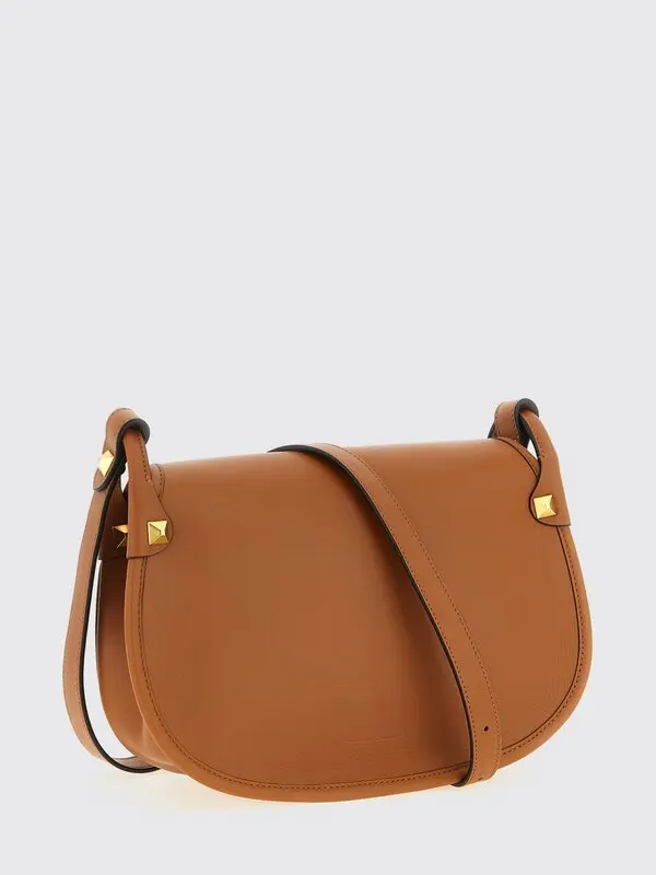 Valentino Garavani Rockstud Flaneuse Bag - Brown