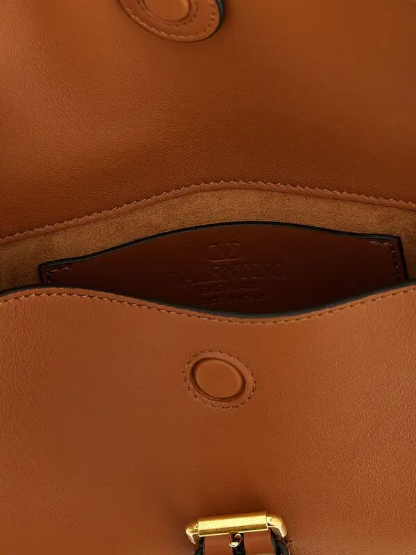 Valentino Garavani Rockstud Flaneuse Bag - Brown