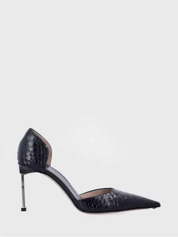 TOM FORD Embossed Leather Pumps - Black