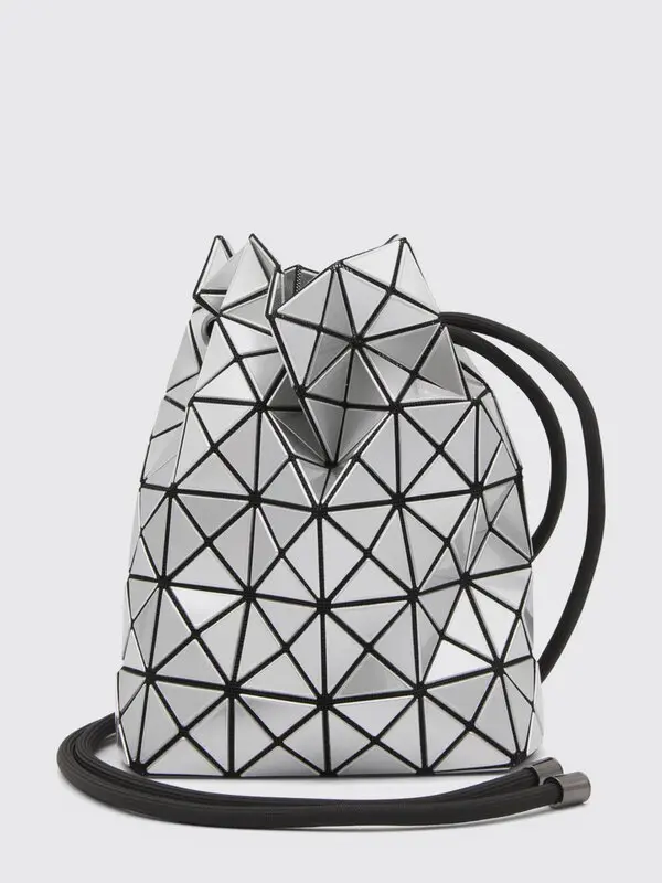 Issey Miyake Wring Bucket Bag In Pvc And Nylon - Silver
