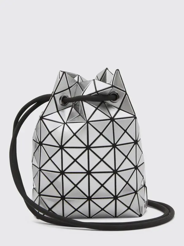 Issey Miyake Wring Bucket Bag In Pvc And Nylon - Silver