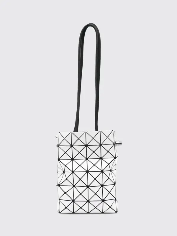 Issey Miyake Wring Bucket Bag In Pvc And Nylon - White