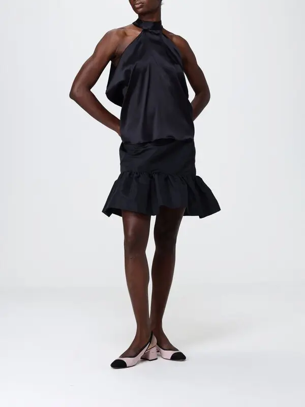 Nina Ricci Silk Draped Top