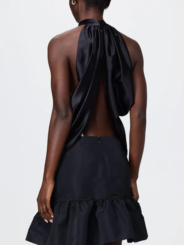 Nina Ricci Silk Draped Top