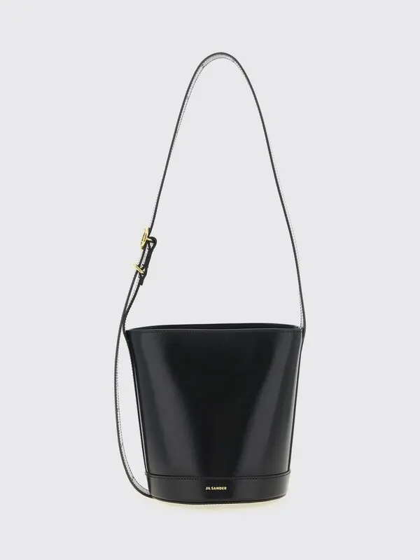 JIL SANDER Leather Crossbody Bag - Black