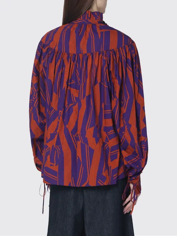 Dries Van Noten Printed Blouse - Orange