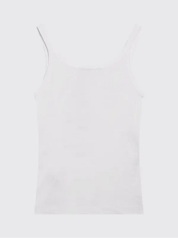 Dolce & Gabbana Ribbed Tank Top With Logo Detail