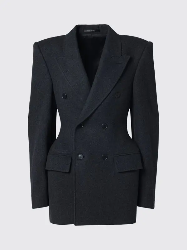 Balenciaga Double Breasted Jacket - Grey