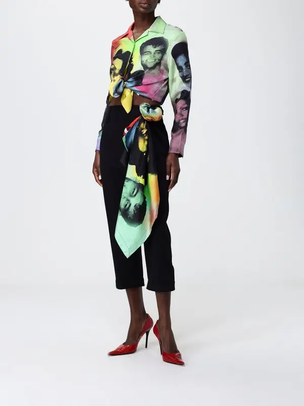 Versace Graphic Print Button-up Shirt