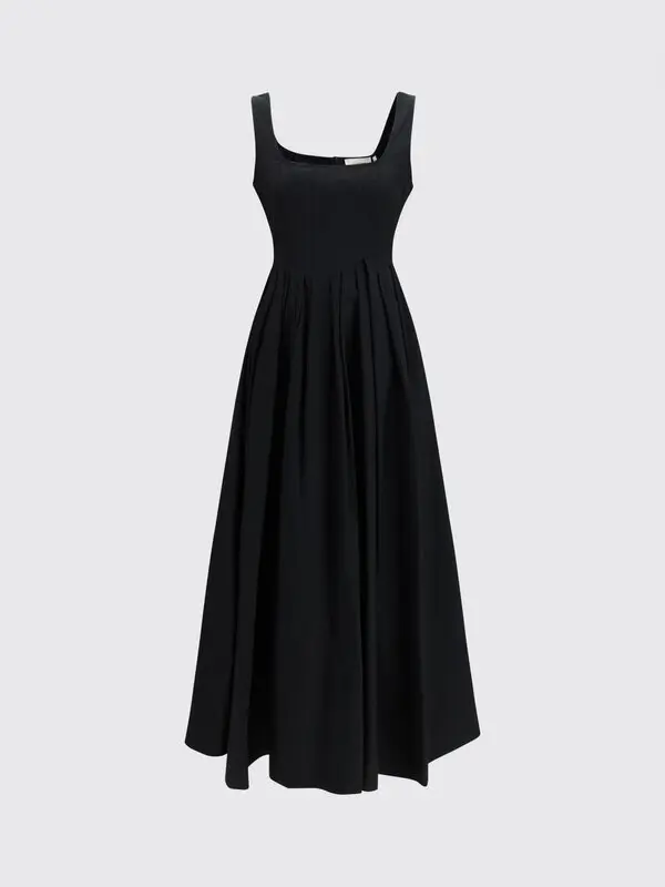 Sportmax Cotton Midi Dress - Black