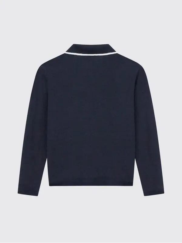 Giorgio Armani Long Sleeve Knit Polo