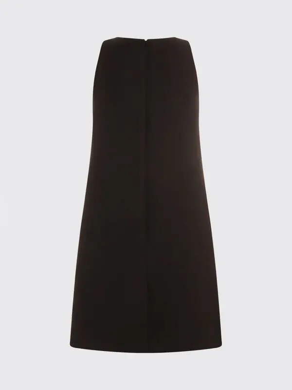 Valentino Garavani Wool And Silk Mini Dress With Rhinestone Embellishments