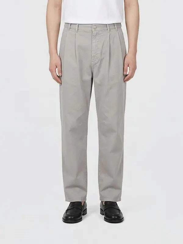 Brunello Cucinelli Stretch Cotton Wide Leg Trousers - Brown