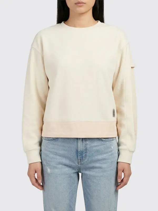 PARAJUMPERS Cotton Blend Crewneck Sweatshirt - White