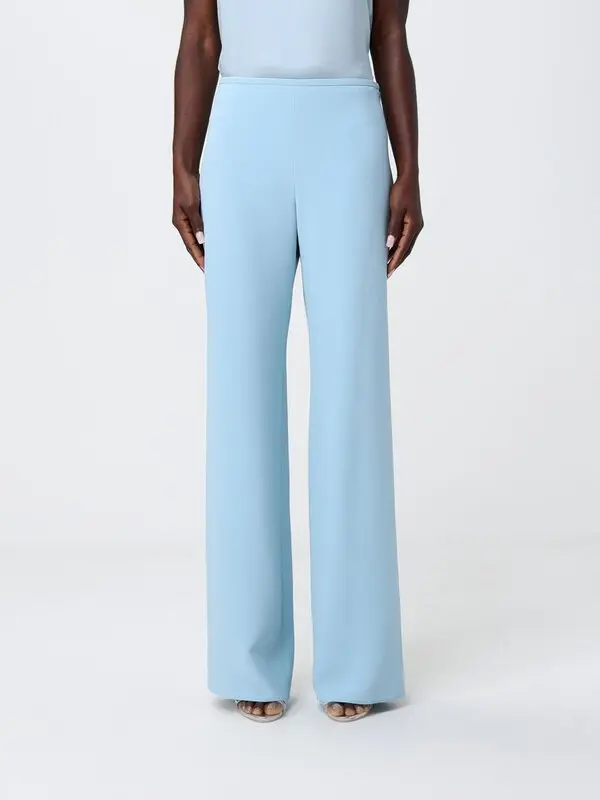 Emporio Armani Wide Leg Pants - Gnawed Blue
