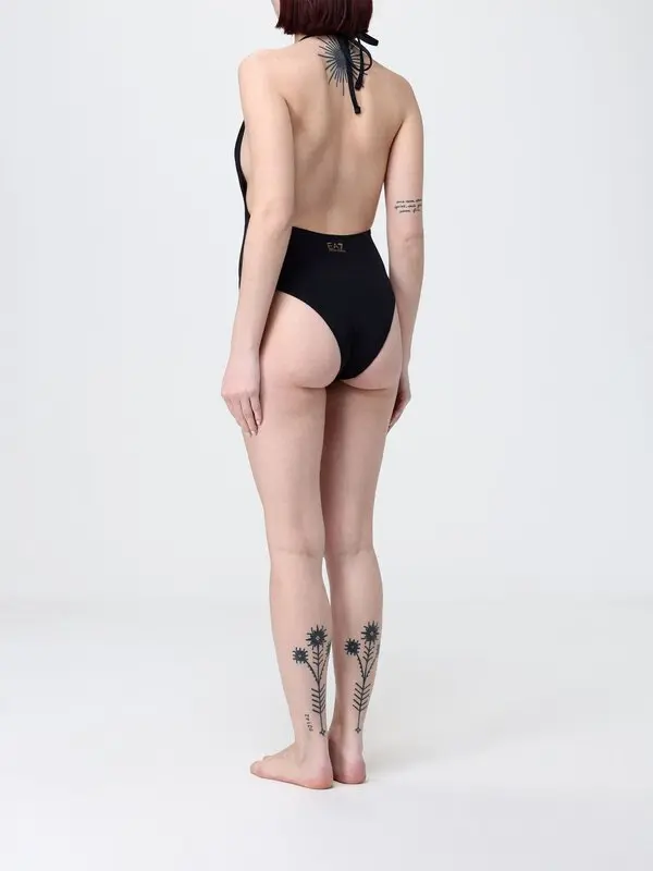 EA7 Halterneck One Piece - Black
