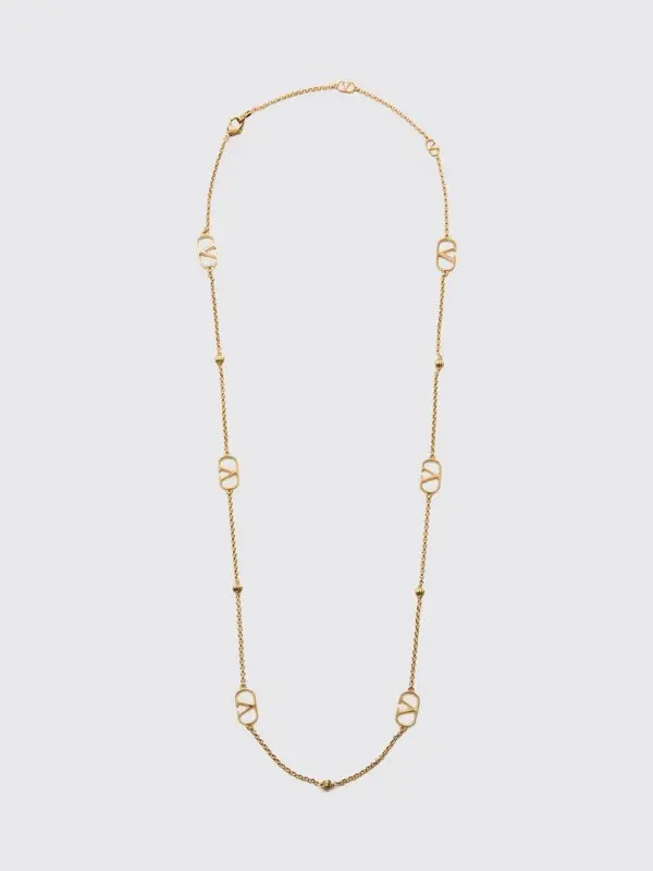 Valentino Garavani Logo Chain Necklace - Gold