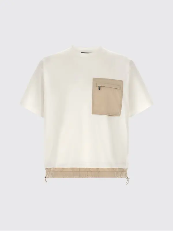 MOORER Cotton And Nylon T-shirts - White 1