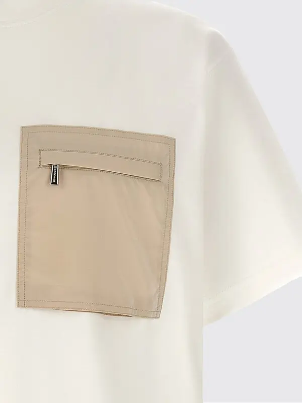 MOORER Cotton And Nylon T-shirts - White 1