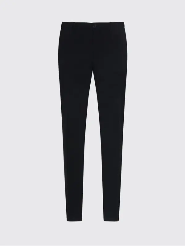 Incotex Tailored Trousers In Gabardine - Black