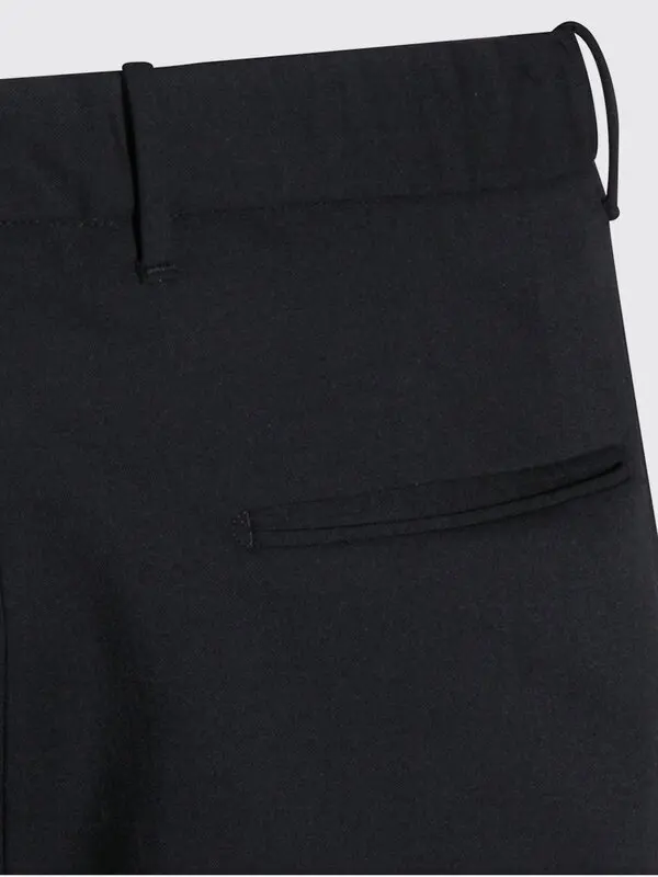 Incotex Tailored Trousers In Gabardine - Black
