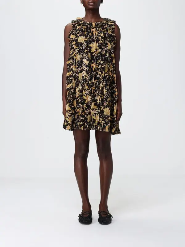 Ulla Johnson Floral Print Ruffled Mini Dress