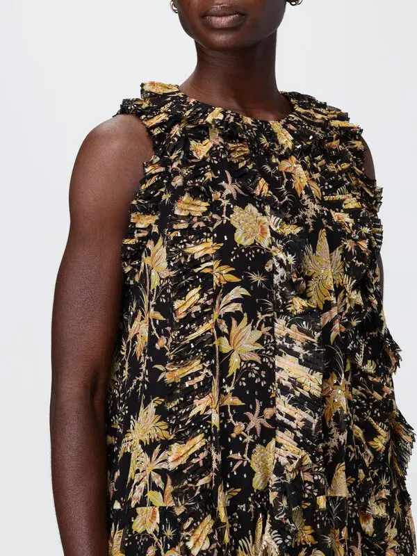 Ulla Johnson Floral Print Ruffled Mini Dress