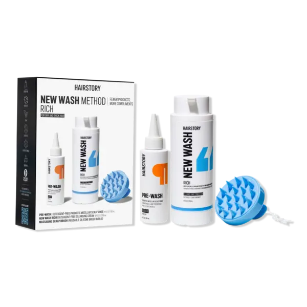HAIRSTORY New Wash Method Rich Cleansing & Conditioning Kit - One-color