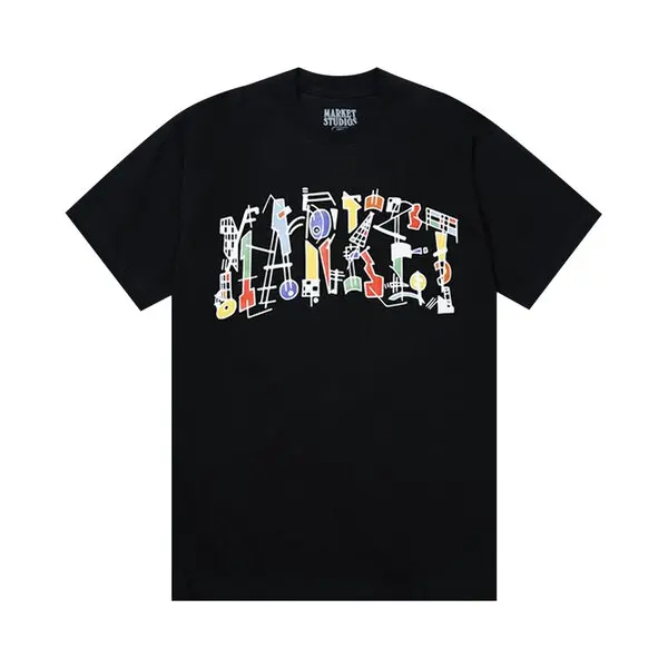 MARKET Work Of Arc T-shirt - Black