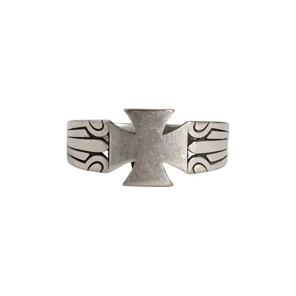 Vetements Biker Cross Tribal Ring - Silver